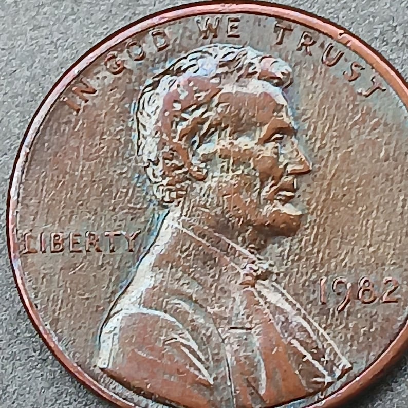 Lincoln 1982 No Mint. Very Rare Variety Small Date 2.5g.cent. - Etsy