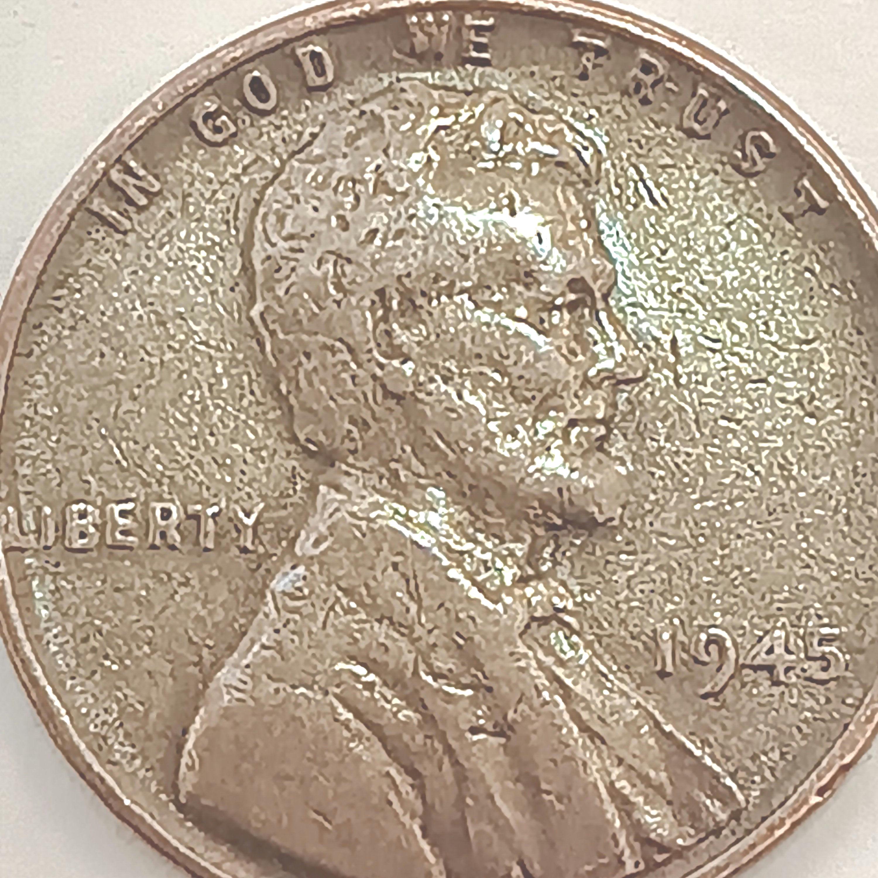 Lincoln Wheat No Mint Super Rare.1945 Copper Cent. - Etsy