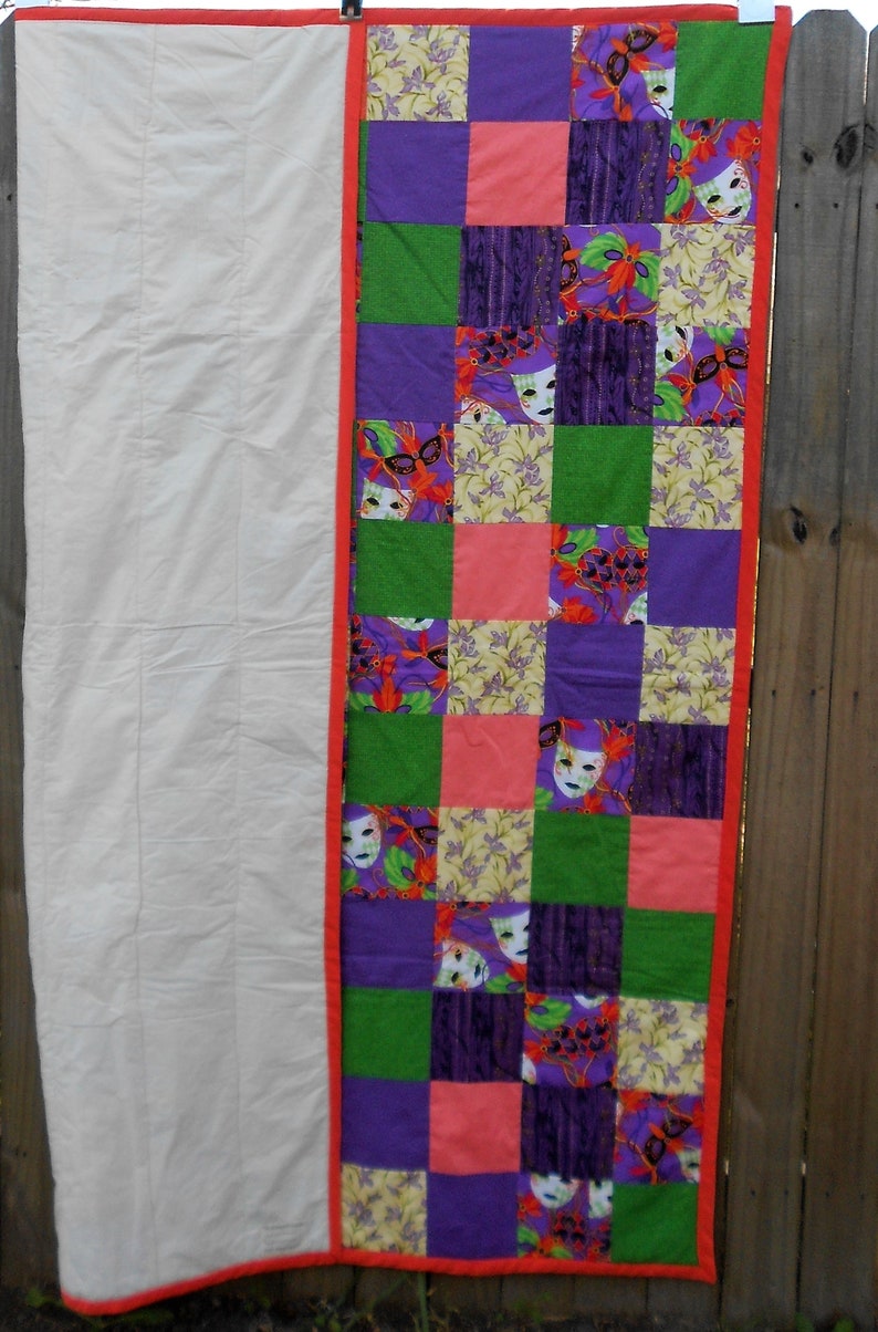 Mardi Gras Quilt - Etsy