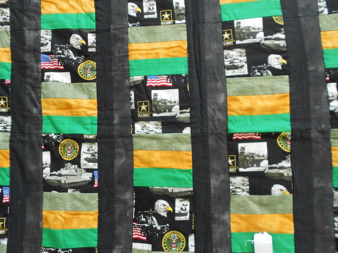 Army Quilt - Etsy