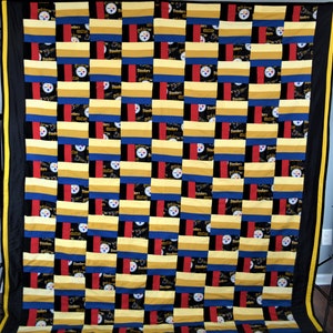 Pittsburgh Steelers Quilt - Etsy