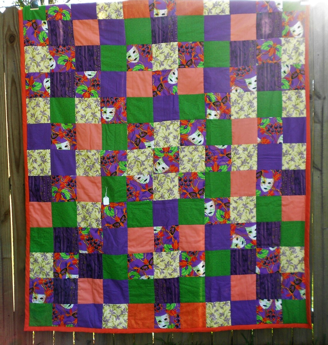 Mardi Gras Quilt - Etsy