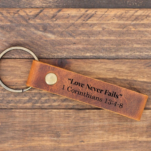 Bible Verse Keychain - Etsy