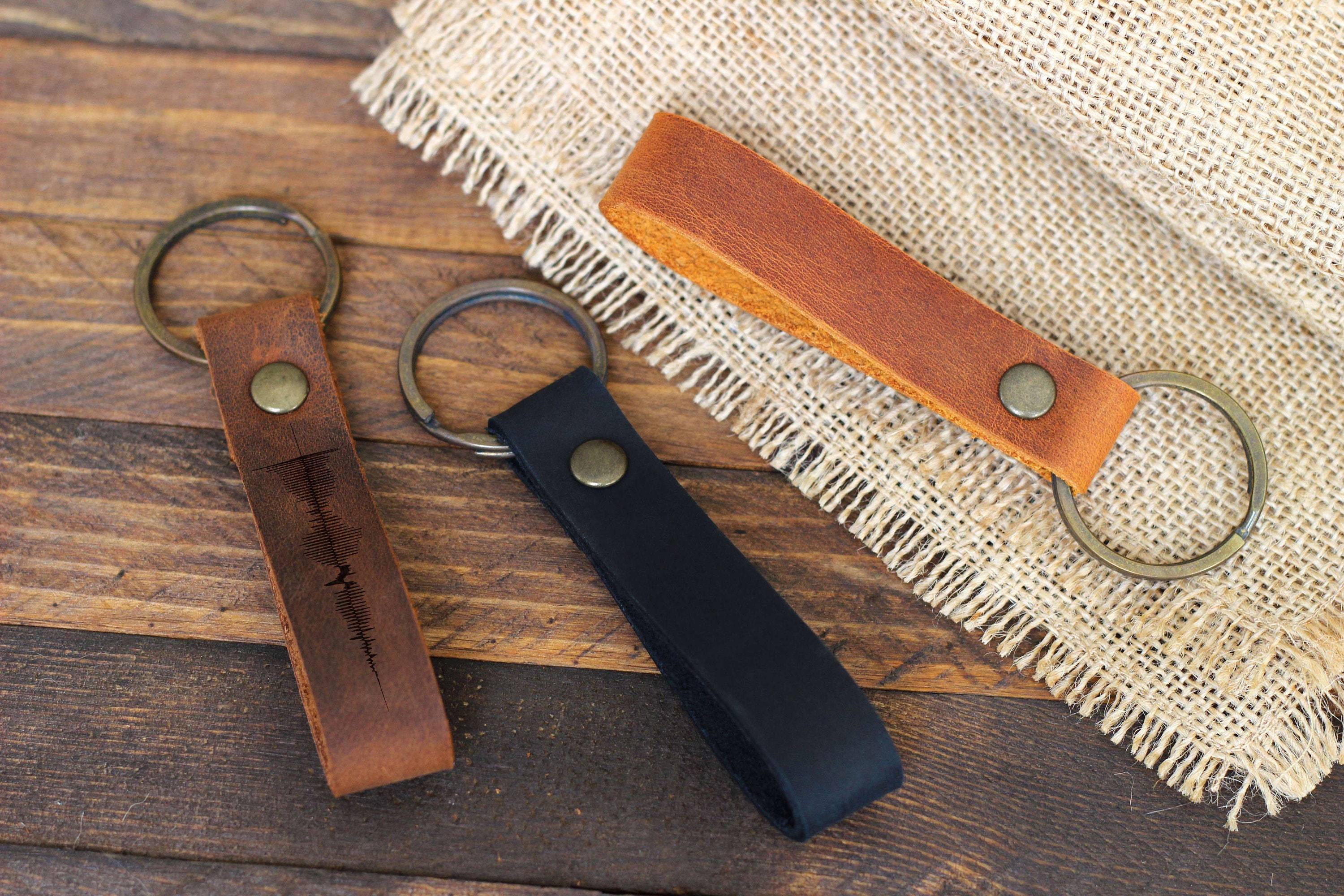 Personalized Sound Wave Keychain Baby Heartbeat Keychain | Etsy