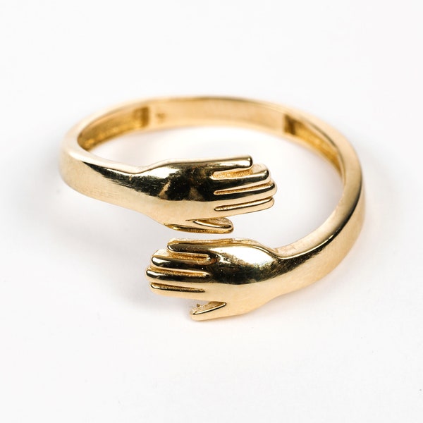 Hug Ring Gold - Etsy