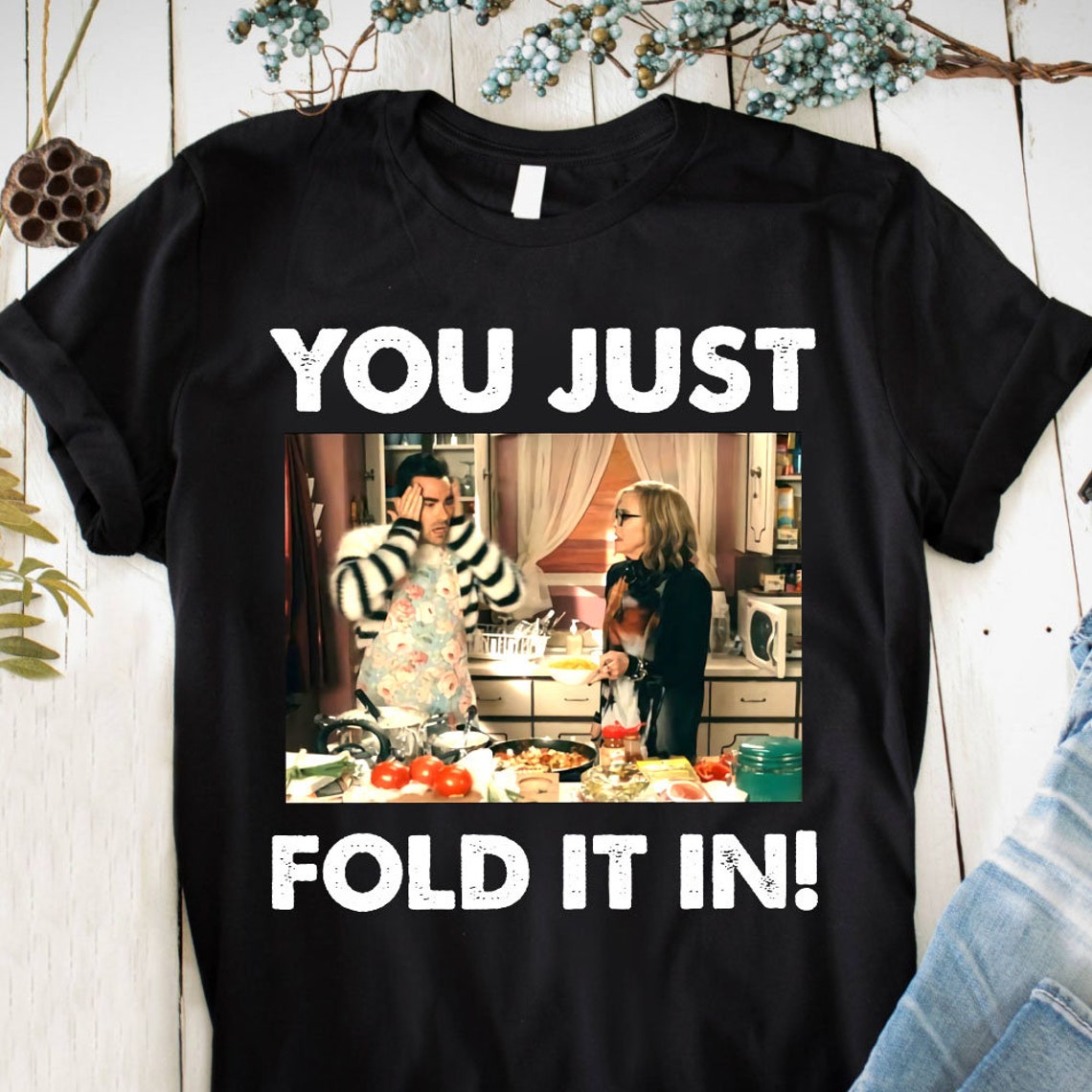 You Just Fold It in Shirt Funny TV Sitcom TShirt | Etsy
