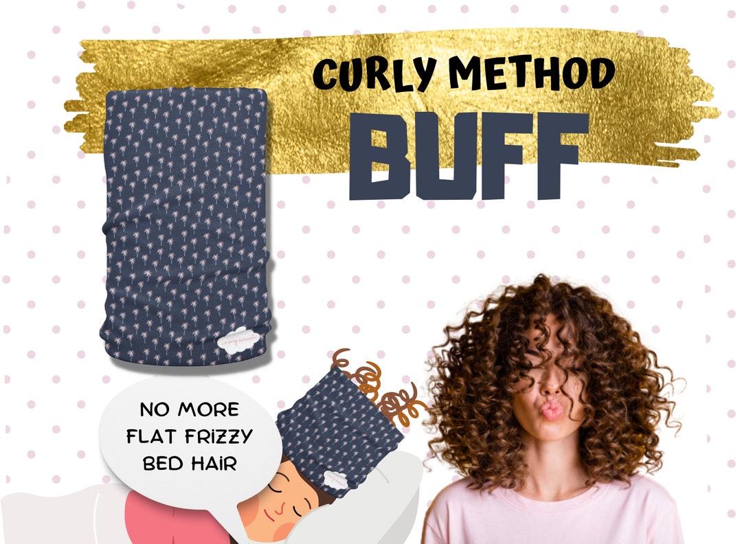 Curly Hair Buff of Palms Print/ Sleep Cap for Sleeping With - Etsy