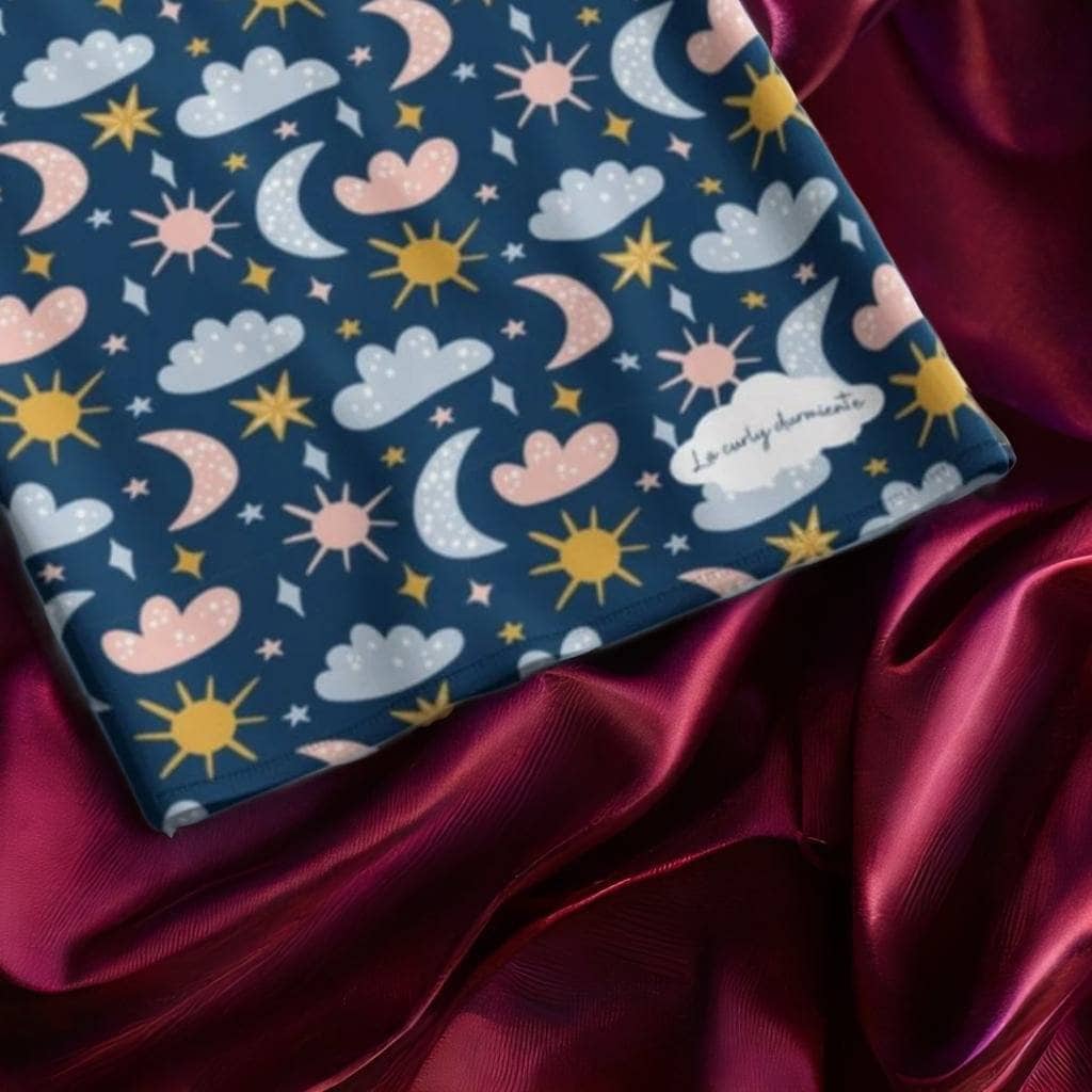 Curly Hair Buff Protector / Curly Method Cap for Sleeping With ...