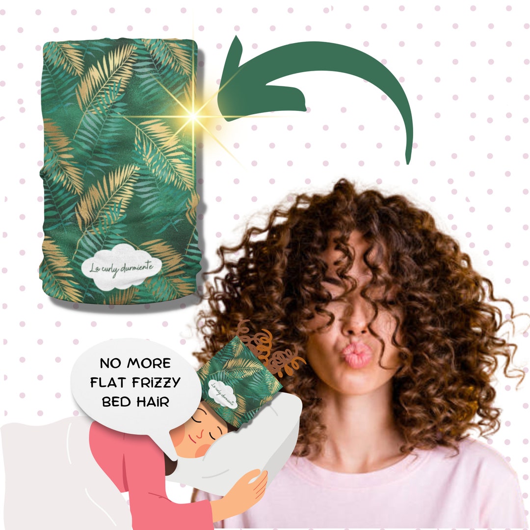 Green Sleep Cap/ Hair Sleep Protection / Sleep Bonnet for Curly Hair ...