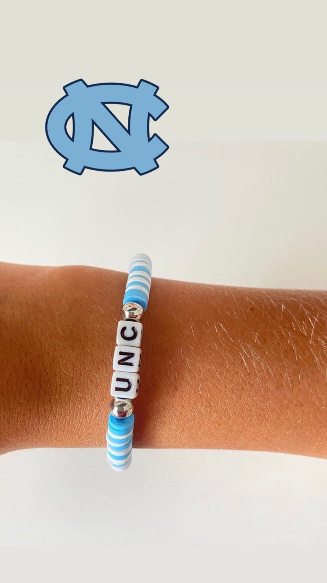University of North Carolina Bracelet - Etsy