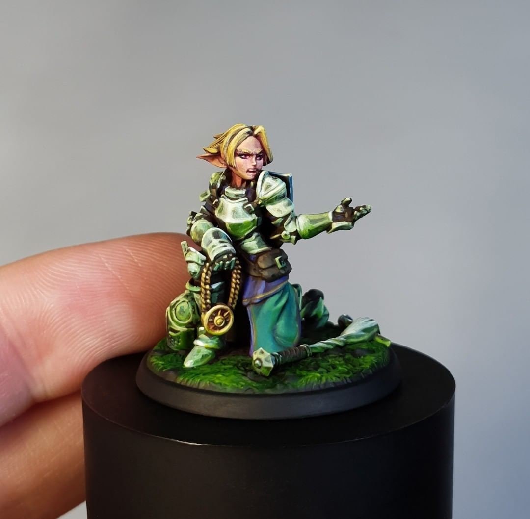 Annabelle the Elf Female Priest Warrior Twin Goddess - Etsy