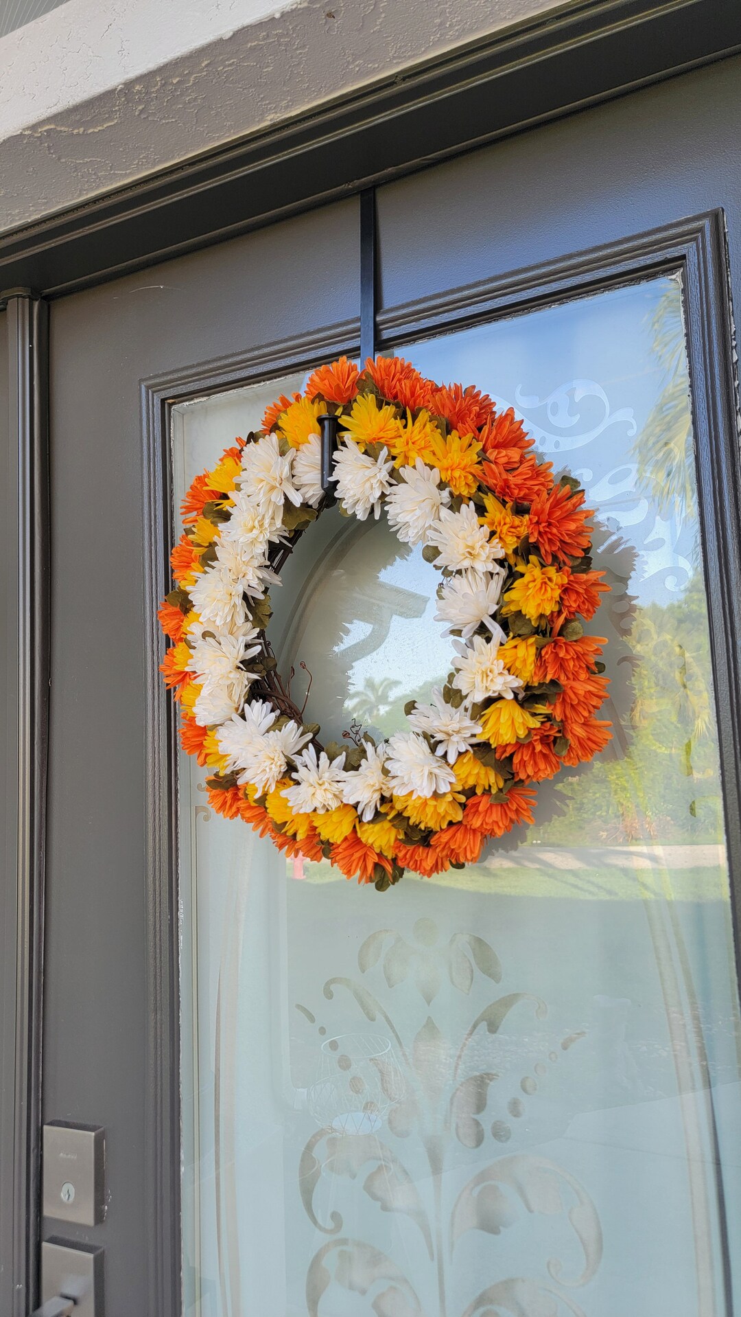 Handcrafted Autumn Wreath, Wreaths for Front Door Fall,elegant Fall ...