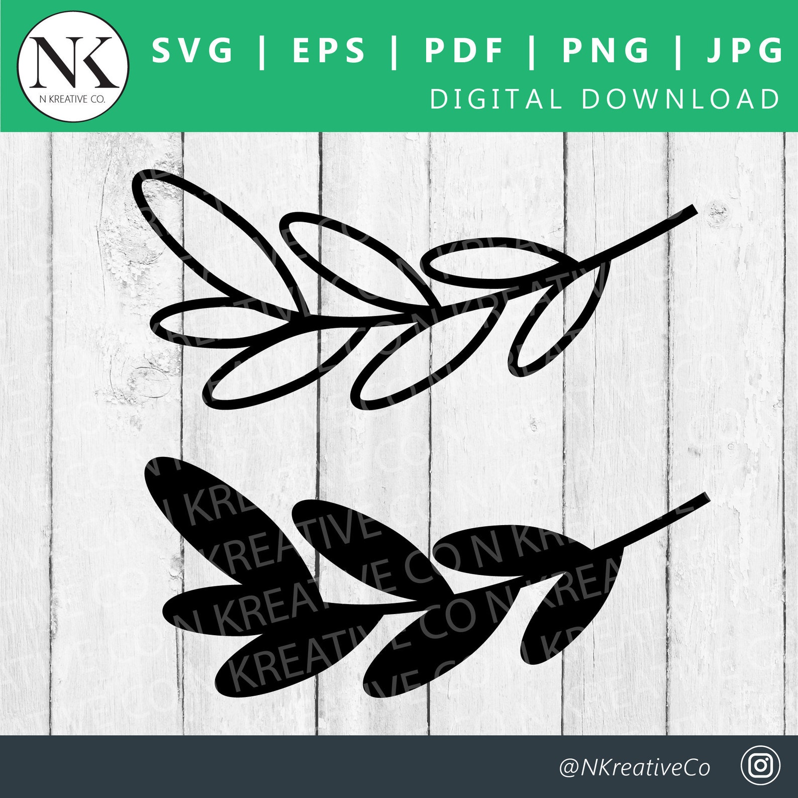 Flourish Svg Leaf Svg Branch Svg Flourish Svg Bundle Vine Flourish Svg