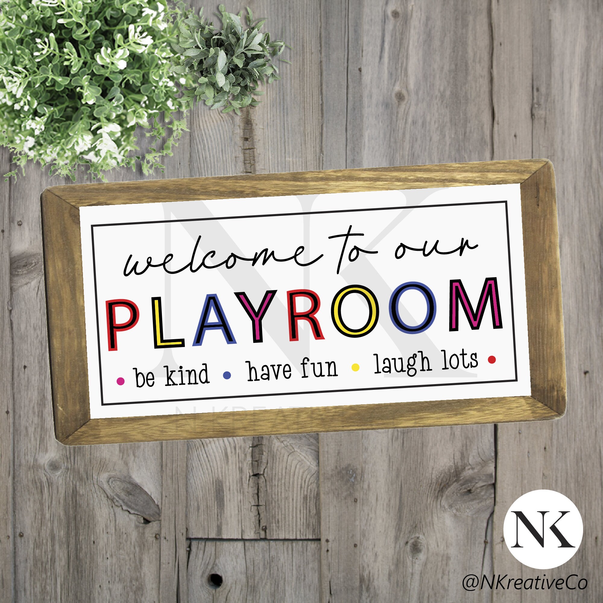 Welcome To Our Playroom SVG Playroom SVG Toy Room Sign | Etsy