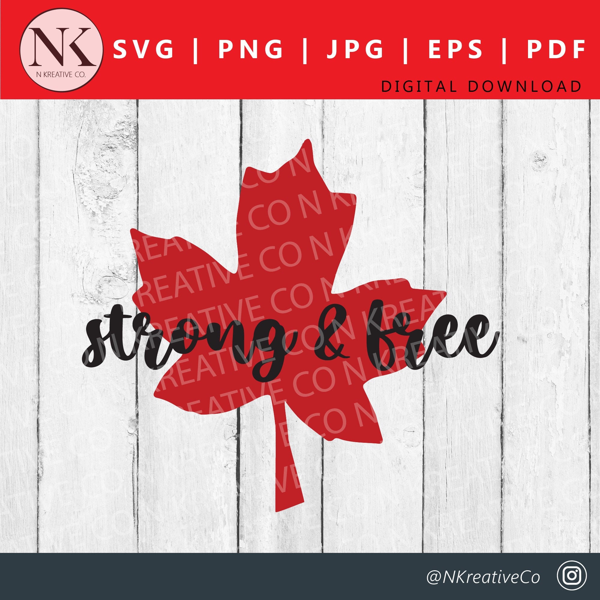 Canada SVG | Canada Day SVG | True North Strong and Free SVG | Canada ...