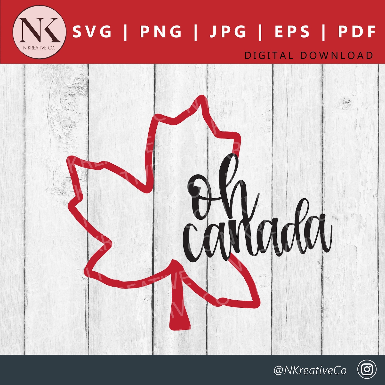 Oh Canada SVG | Canada SVG | Canada Day SVG | Canada Tee Decal | Canada ...