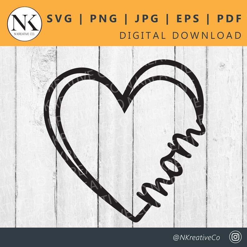 Mom Svg | Mom Heart SVG | Mothers Day SVG | Mom Tee Svg | Mom Sayings ...