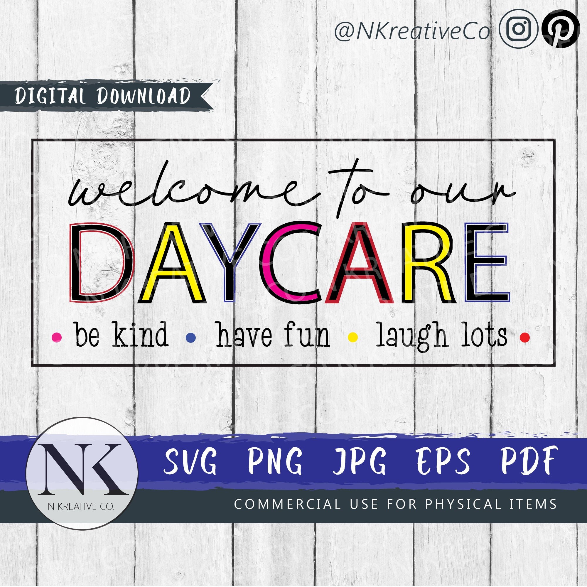 Welcome To Our Daycare SVG Daycare SVG Daycare Sign Daycare | Etsy