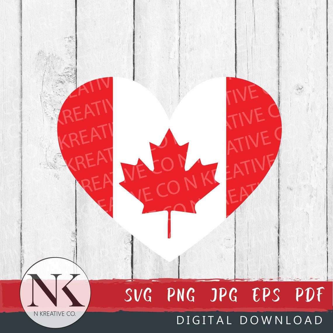 Canada Flag SVG | Canada Day SVG | Maple Leaf Heart SVG | Canada Tee ...