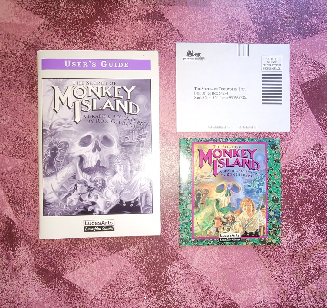 Rare PC Game 1992 the Secret of Monkey Island Very Good - Etsy