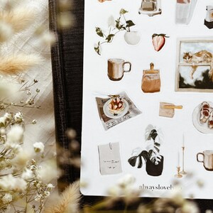 On a Sunday Morning Sticker Sheet - Etsy