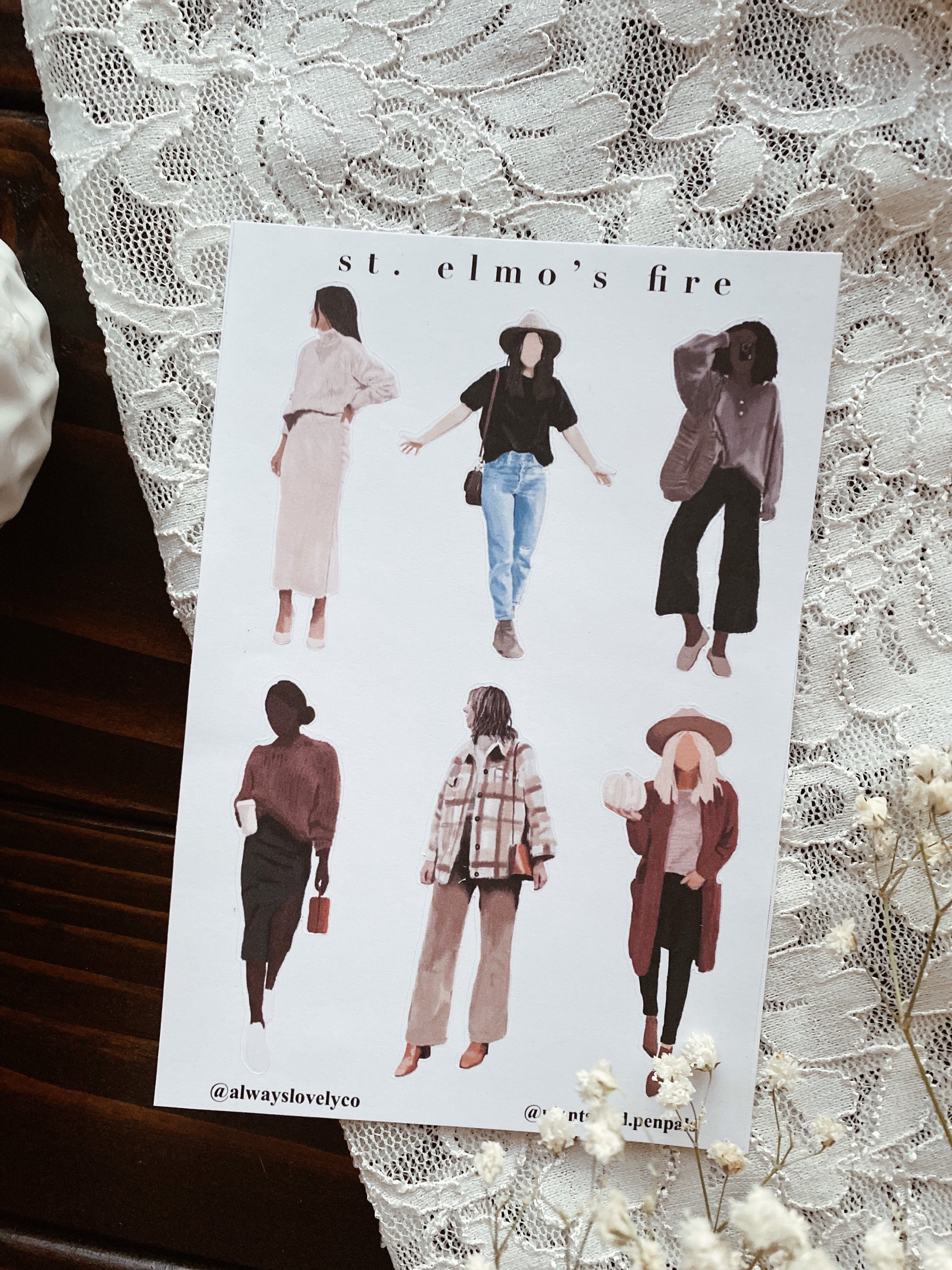 St. Elmos Fire Sticker Sheet | Etsy