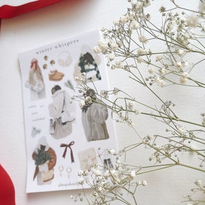 Winter Whispers Sticker Sheet - Etsy