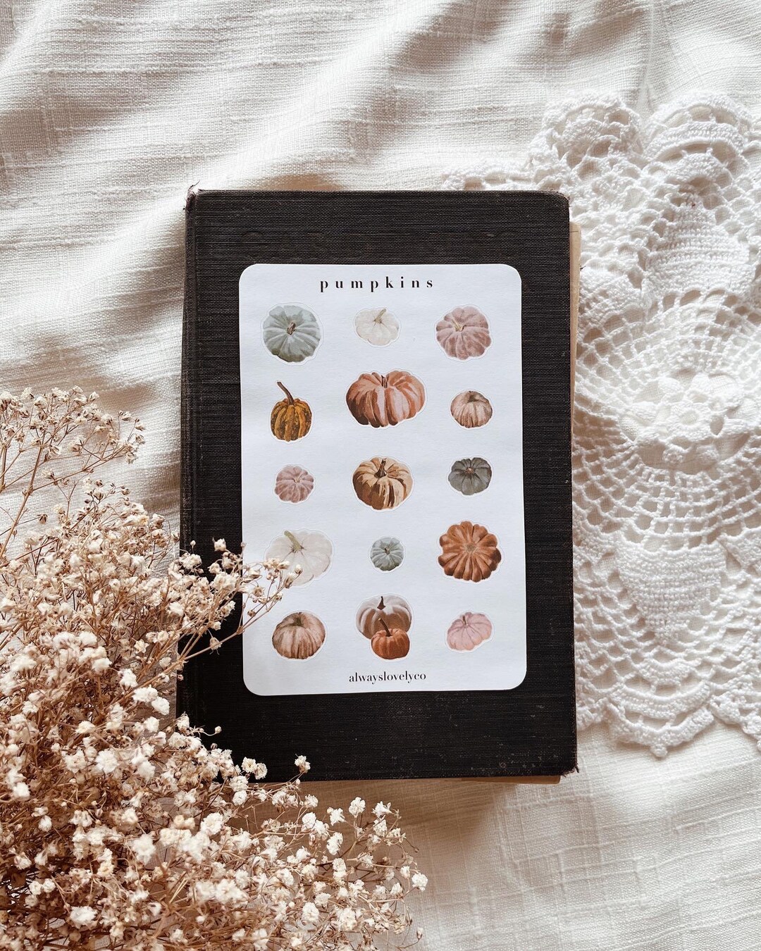 Pumpkin Sticker Sheet - Etsy