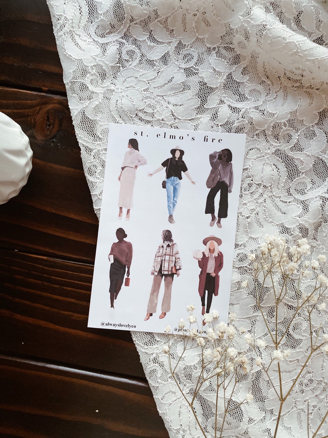 St. Elmo’s Fire Sticker Sheet - Etsy