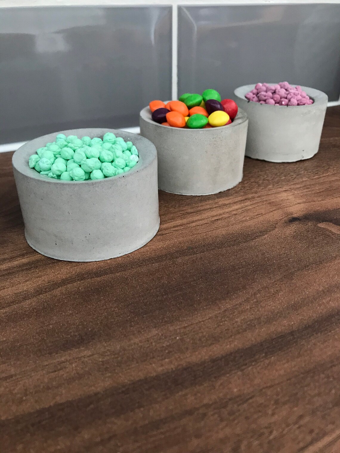 Stylish Small Snack Pots/ Pack of 3/ Cement Product - Etsy