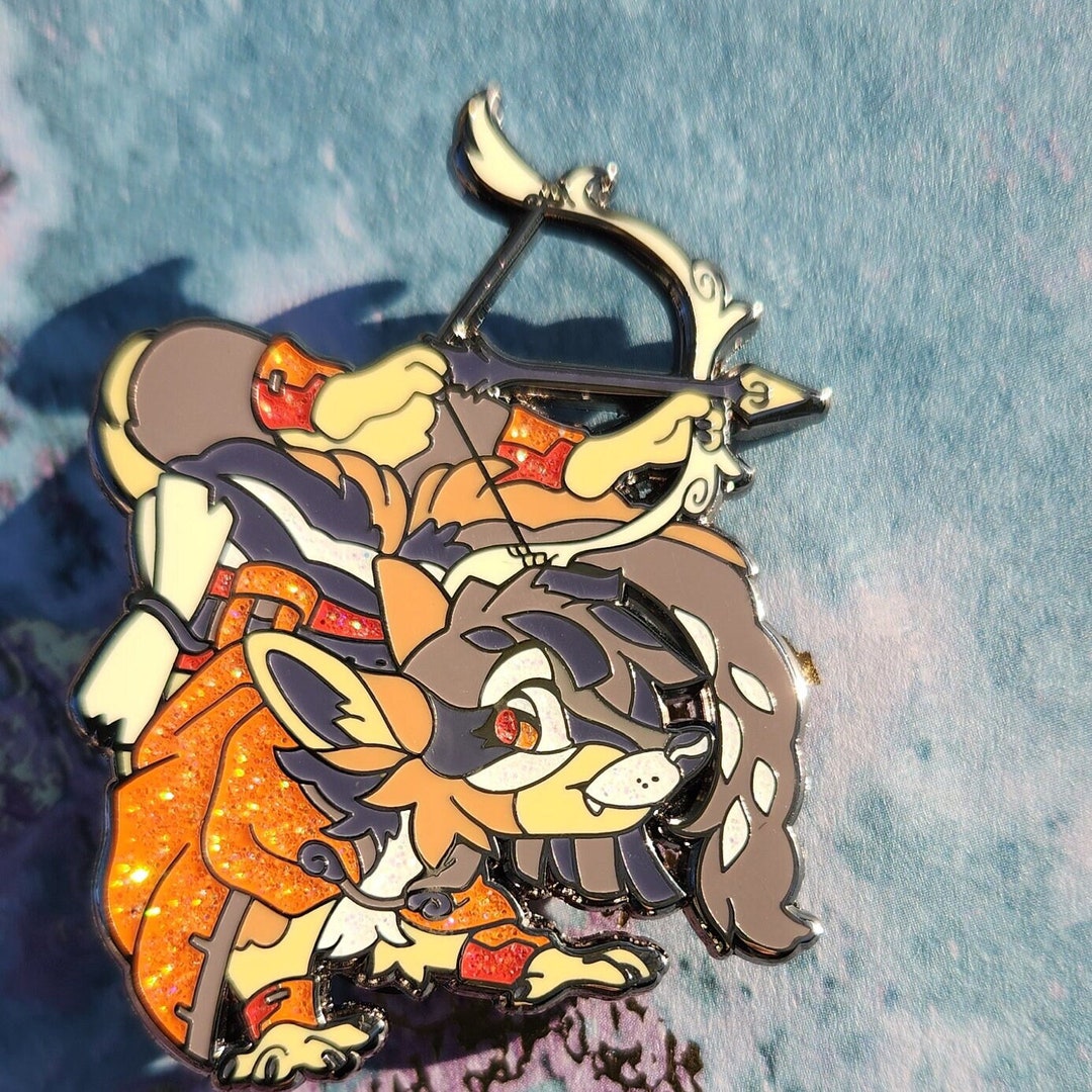 Numbat Ranger 1650 Fursona Pins FP Marsupial Dnd Archer Mammal Furry ...