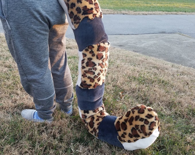 Big Cat Tail - Cheetah - Jaguar - Leopard - Rosettes - Faux Fur ...