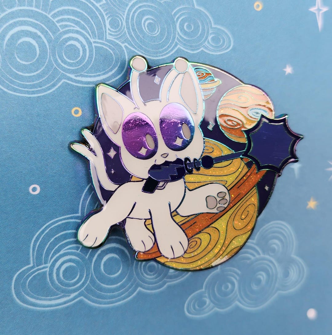 Alien Cat - Space Traveler - Cartoon Blaster - Planet Exploration ...