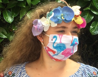 Mask Kids-children-girls Ages 6-12 Washable Reusable 100% | Etsy UK