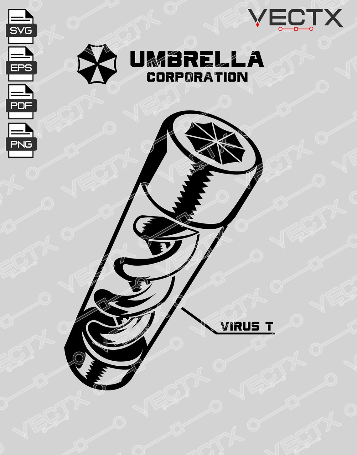 Umbrella Resident Evil. Svg, Eps, Pdf, Png, Instant Download - Etsy