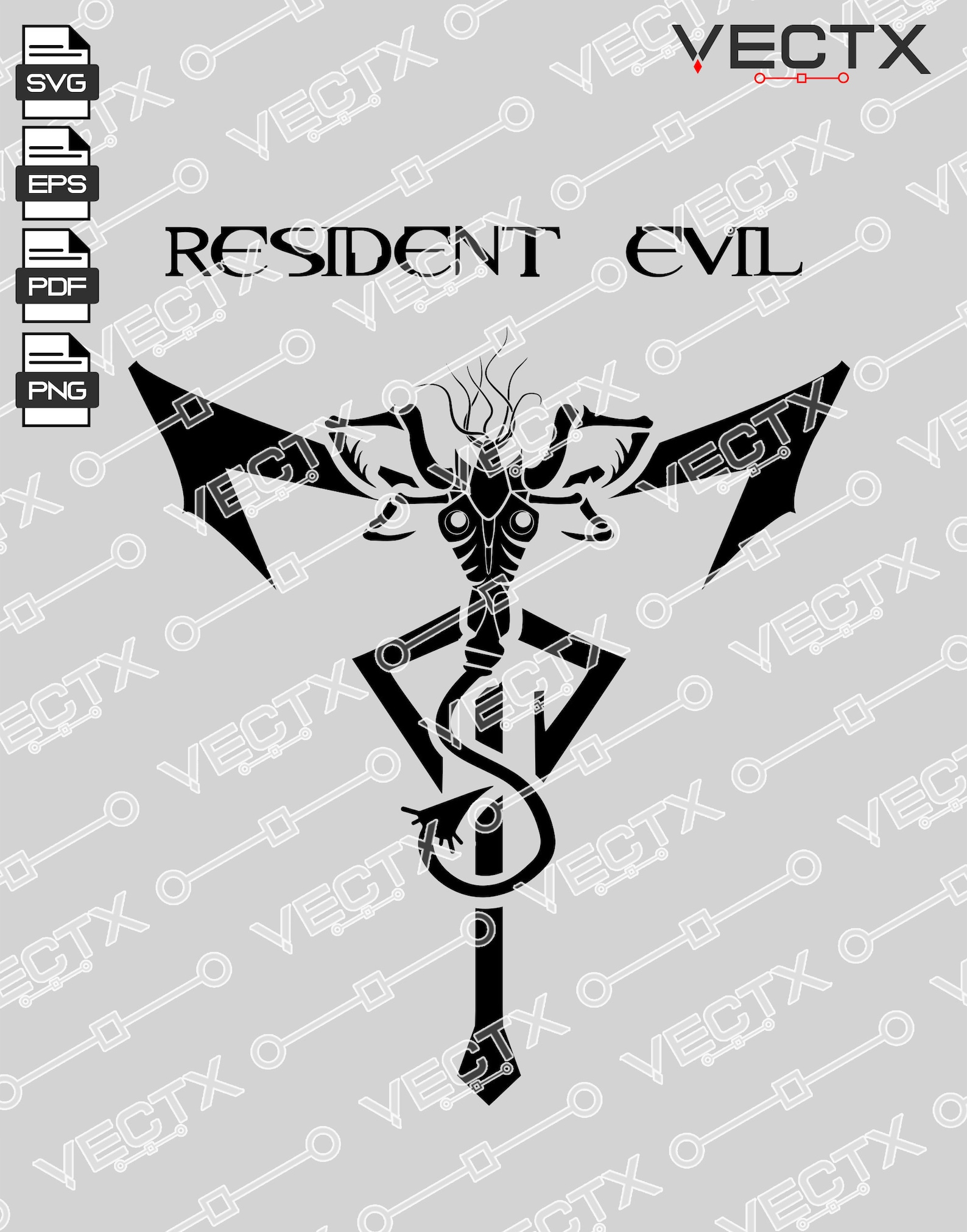 Resident Evil. Svg, Eps, Pdf, Png, Instant Download - Etsy