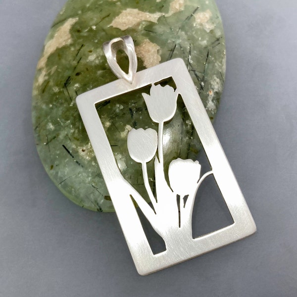 Silver Tulip - Etsy
