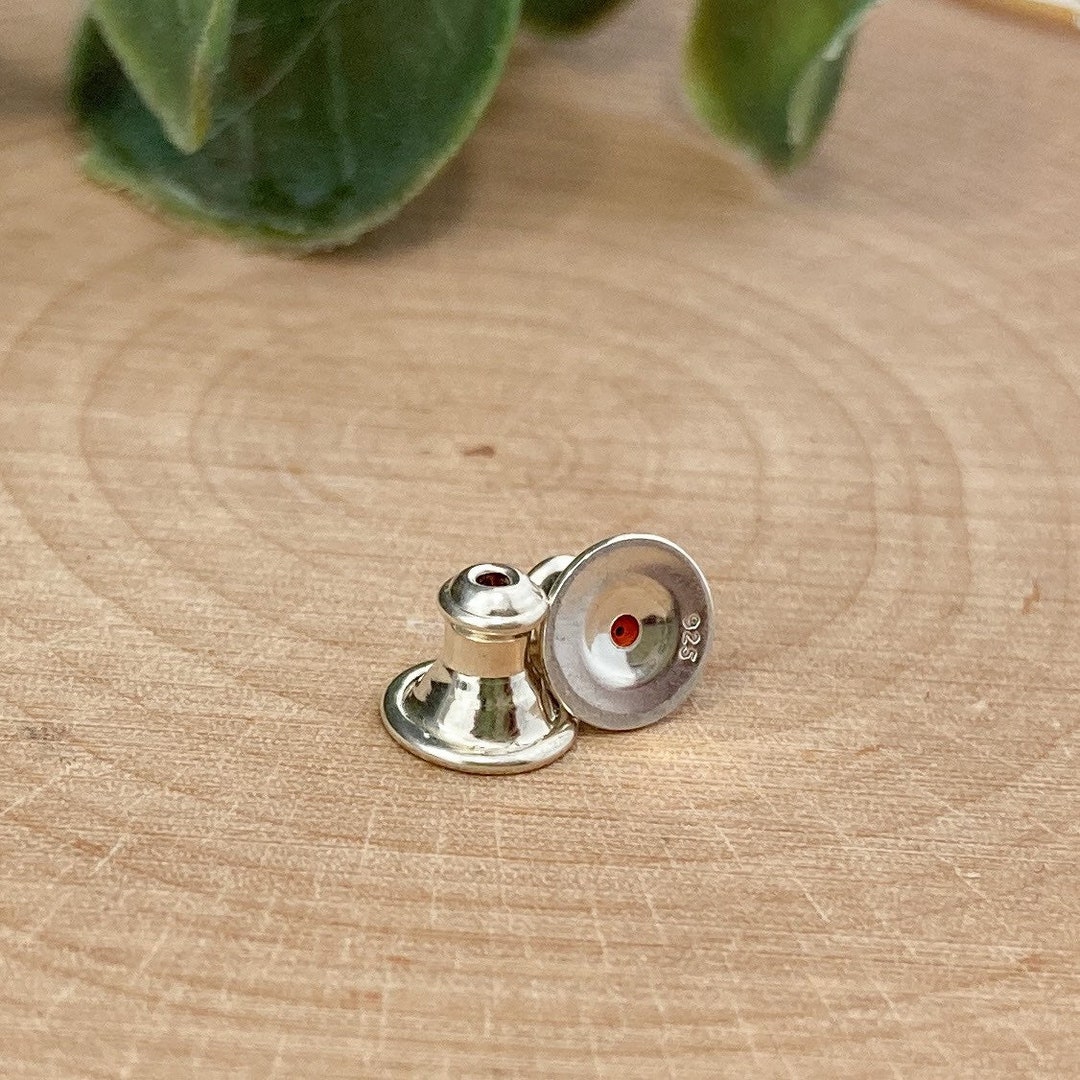 Sterling Silver Bullet-style Earring Backs - Etsy