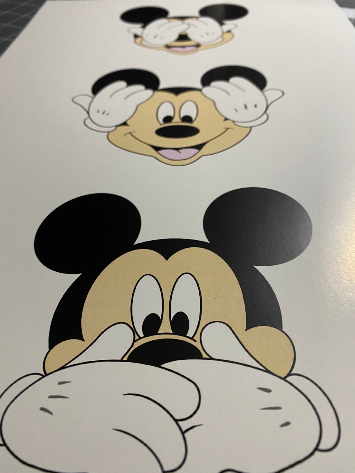 Three Mickeys Disney Inspired Three Monkeys Poster Print See - Etsy Sweden