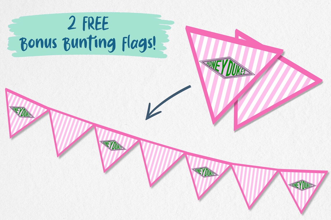 Printable Sweet Cart Bunting | Instant Digital Download - Etsy UK