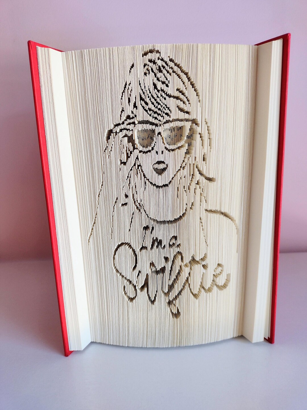 I'm a Swiftie Folded Book Art - Etsy