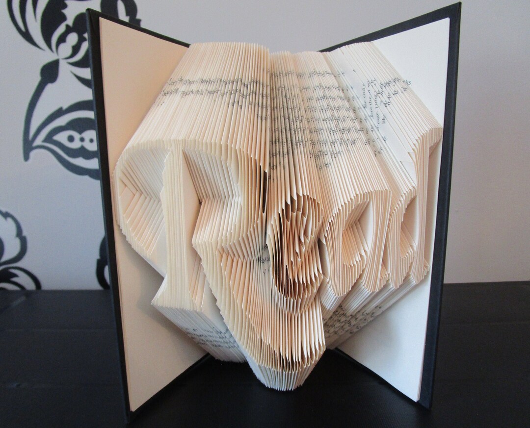 Read Folded Book Art, Book Lover Gift, Bookish Gift, Birthday Gift ...