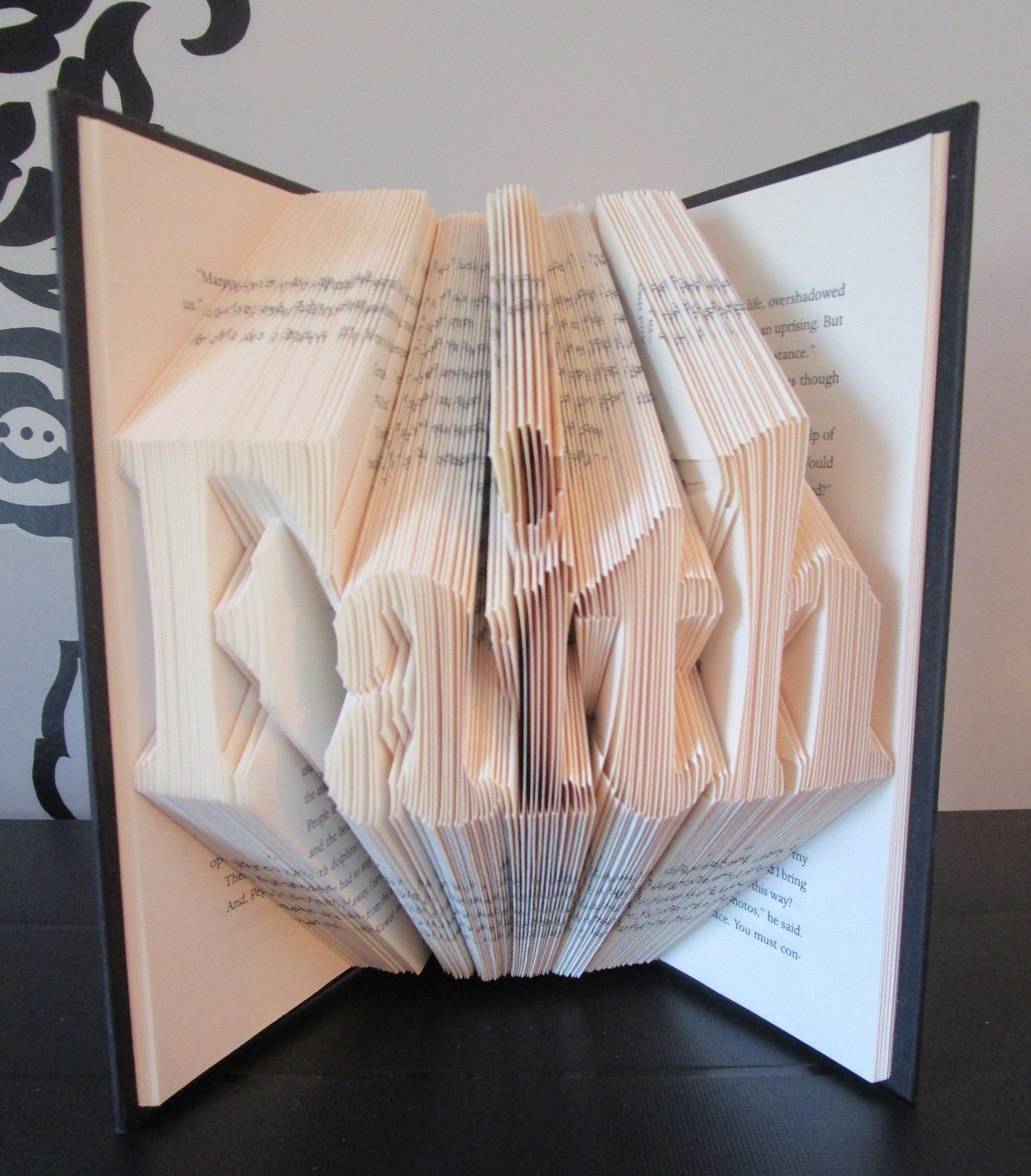 Faith Folded Book Art, Religious Gift, Church Gift, Book Sculpture ...