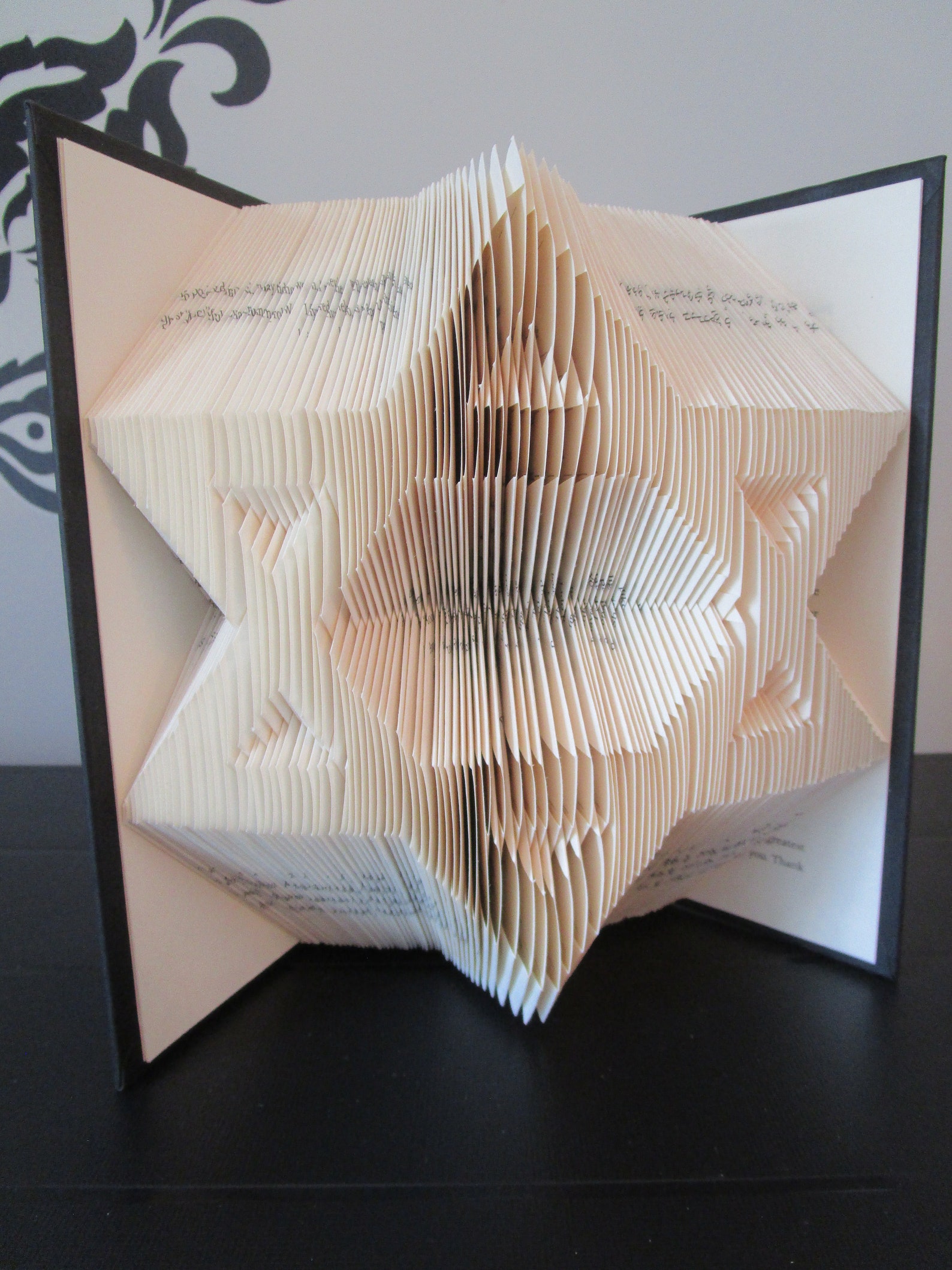 Star of David Folded Book Art, Religious Gift, Bat Mitzvah Gift, Bar ...