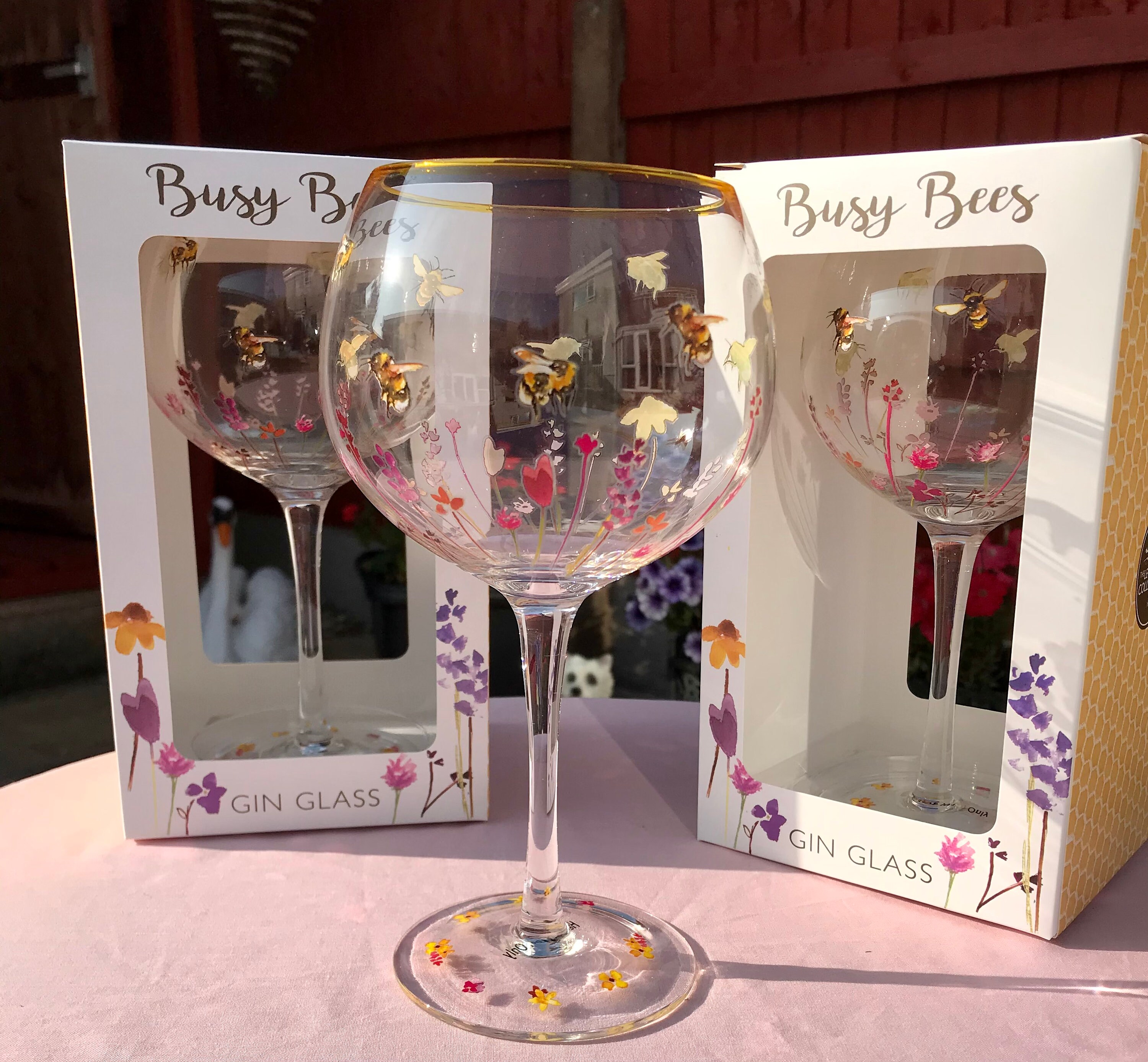 Personalised Bee Gin Glass - Etsy UK