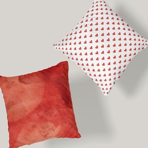 Valentine's Day Watercolor Digital Paper Set, JPG, Digital, Romantic ...