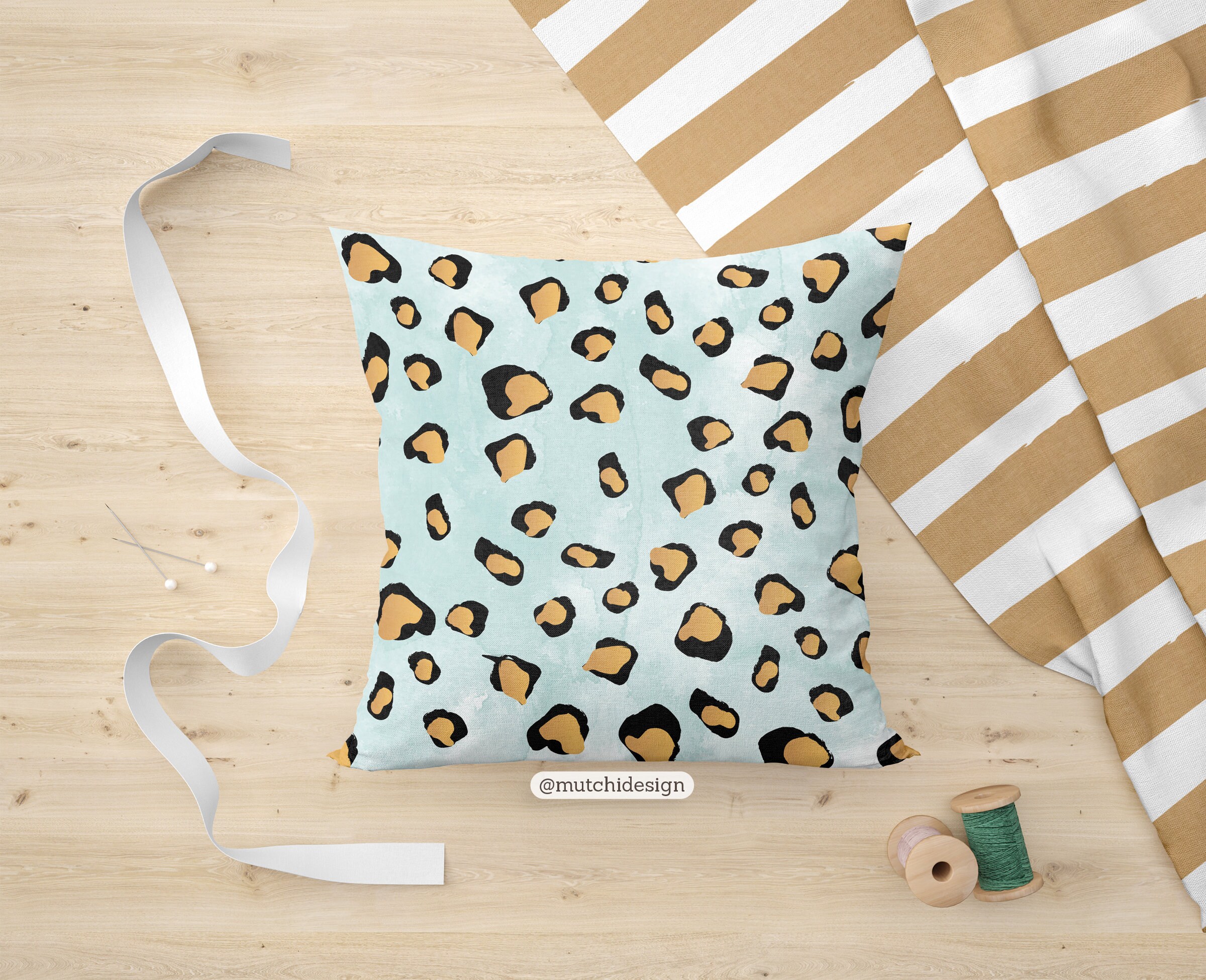 Boho Digital Paper Backgrounds Boho Animal Print Digital - Etsy