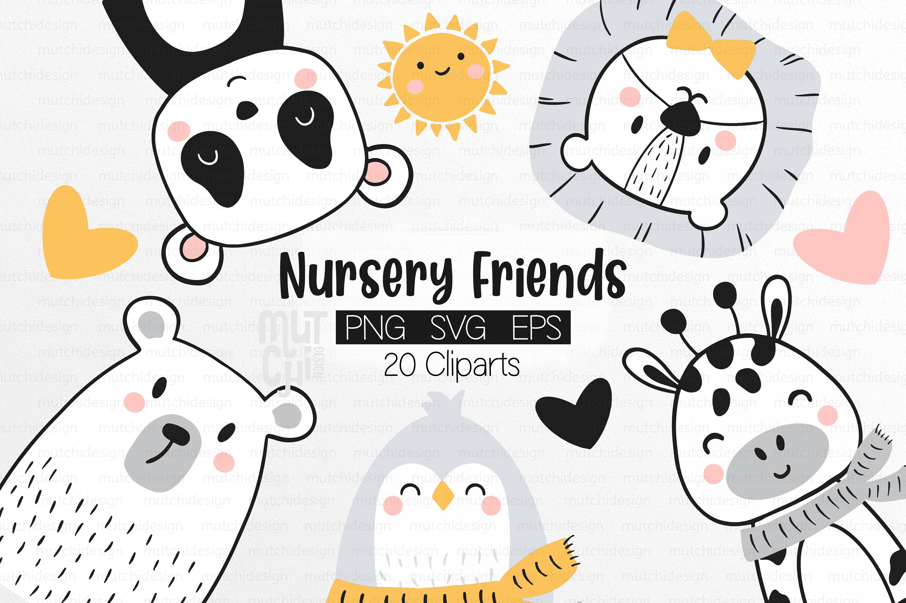 Digital Drawing & Illustration Nursery Digital Download PNG and vector ...
