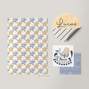 Under the Sea Digital Paper Set, Watercolor Sea Animals, Cute ...