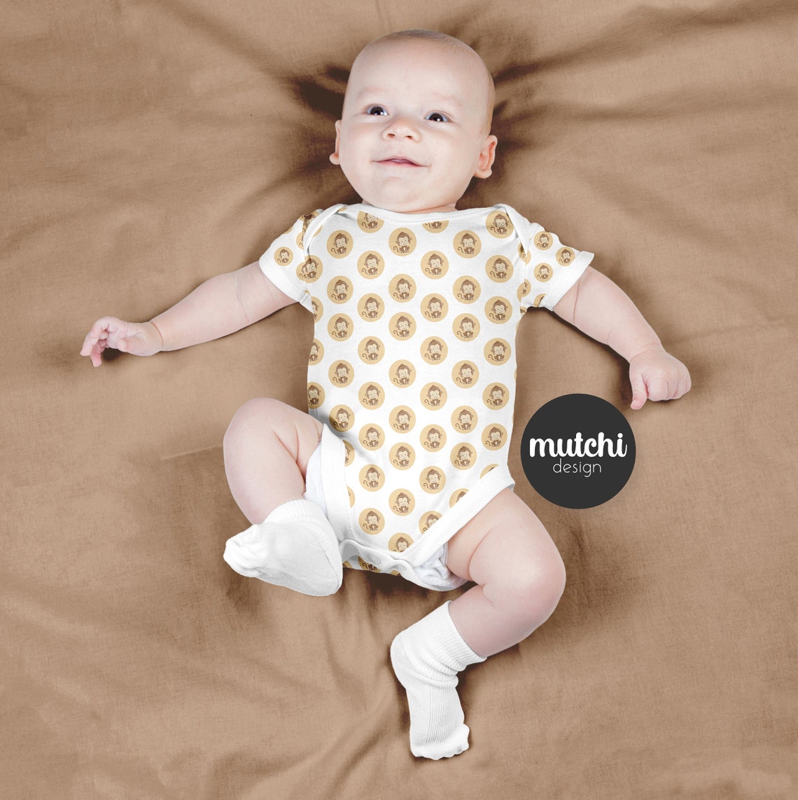 Monkey Digital Papers Jungle Animals Seamless Patterns - Etsy